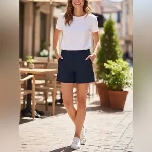 White House/Black Market | Shorts | Sailor Style Classic Navy Shorts ...